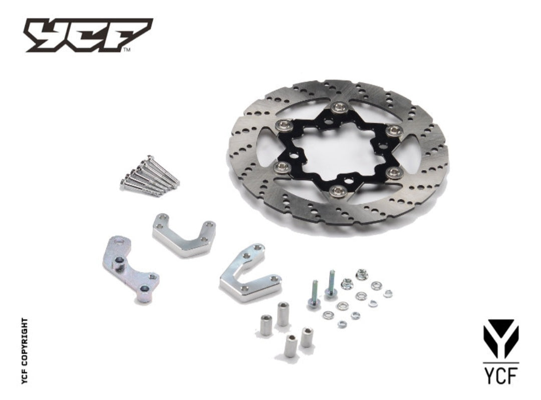 240MM SEMI-FLOATING BRAKE ROTOR W/CALIPER MOUNTING KIT – RobsYCF